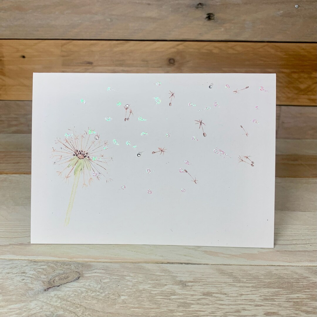 Dandelion Notelet | Pack of Notelets | Blank Cards | Invitations | Just ...