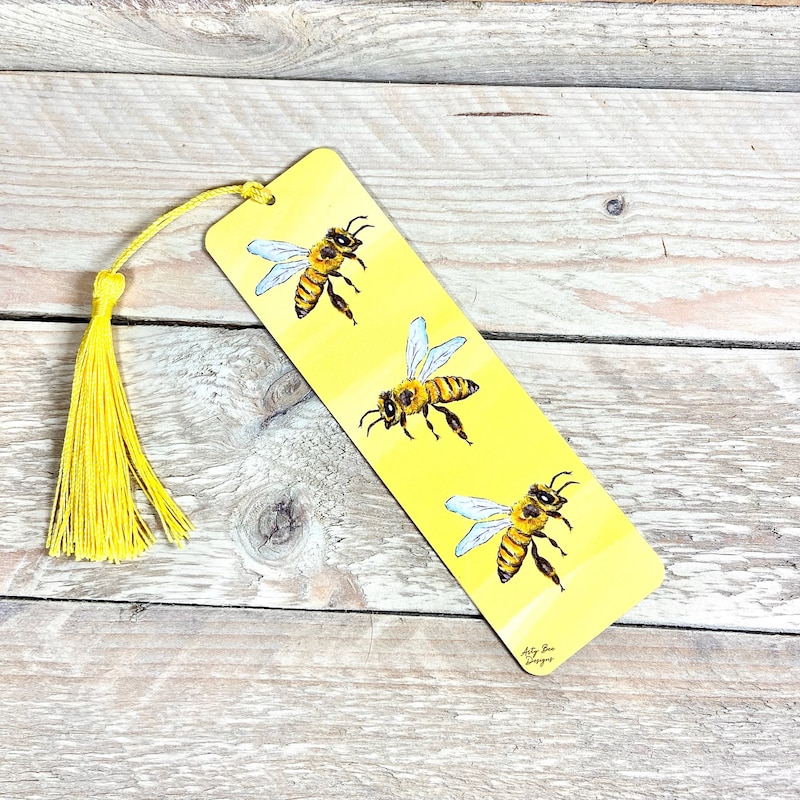 Bee Bookmark - Etsy