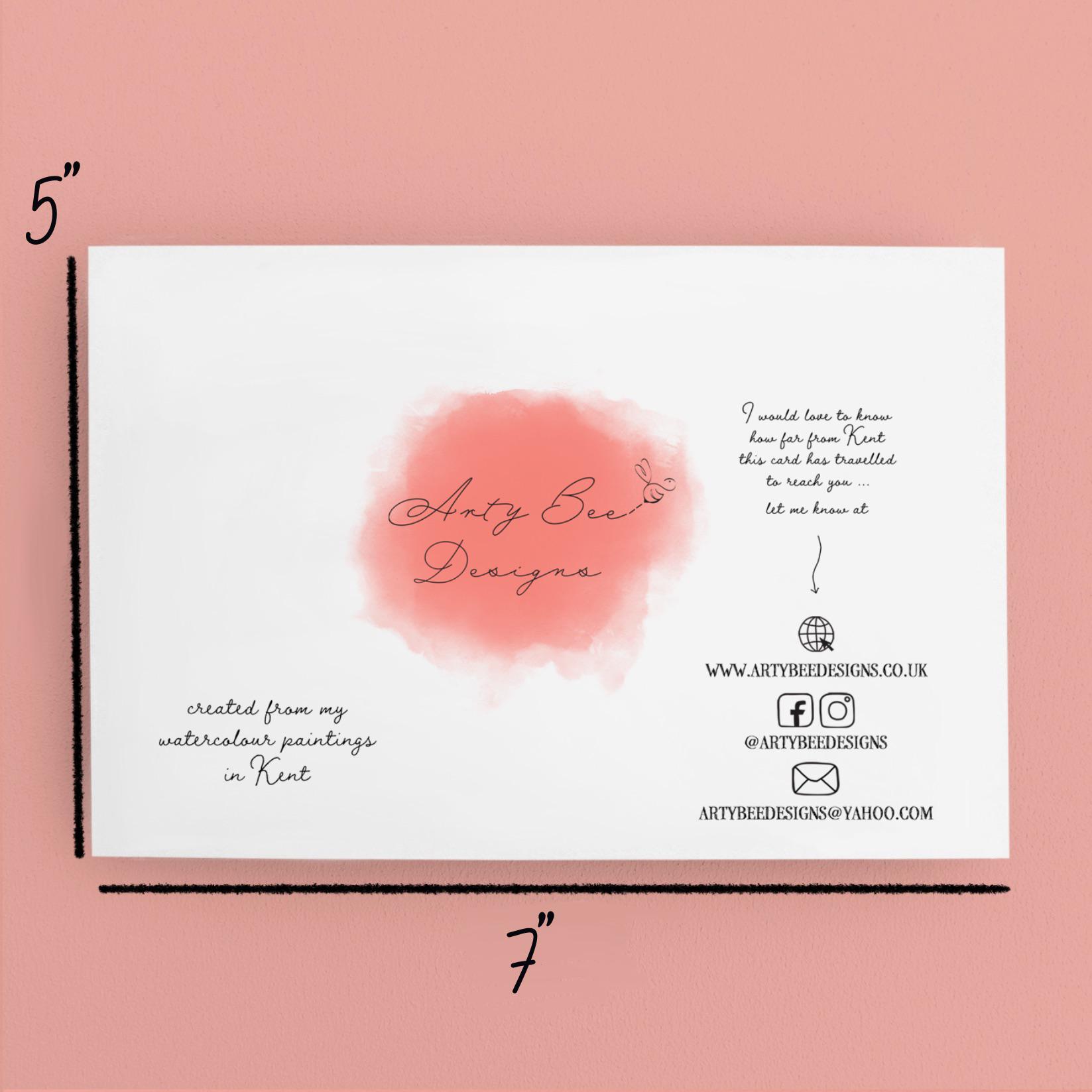 Personalised Daisy Chain Birthday Card | Minimalistic Birthday Cards ...
