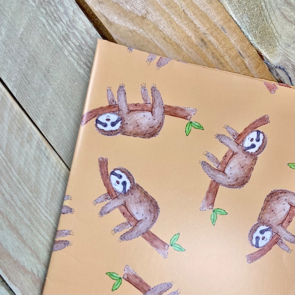 Sloth Wrapping Paper - Etsy