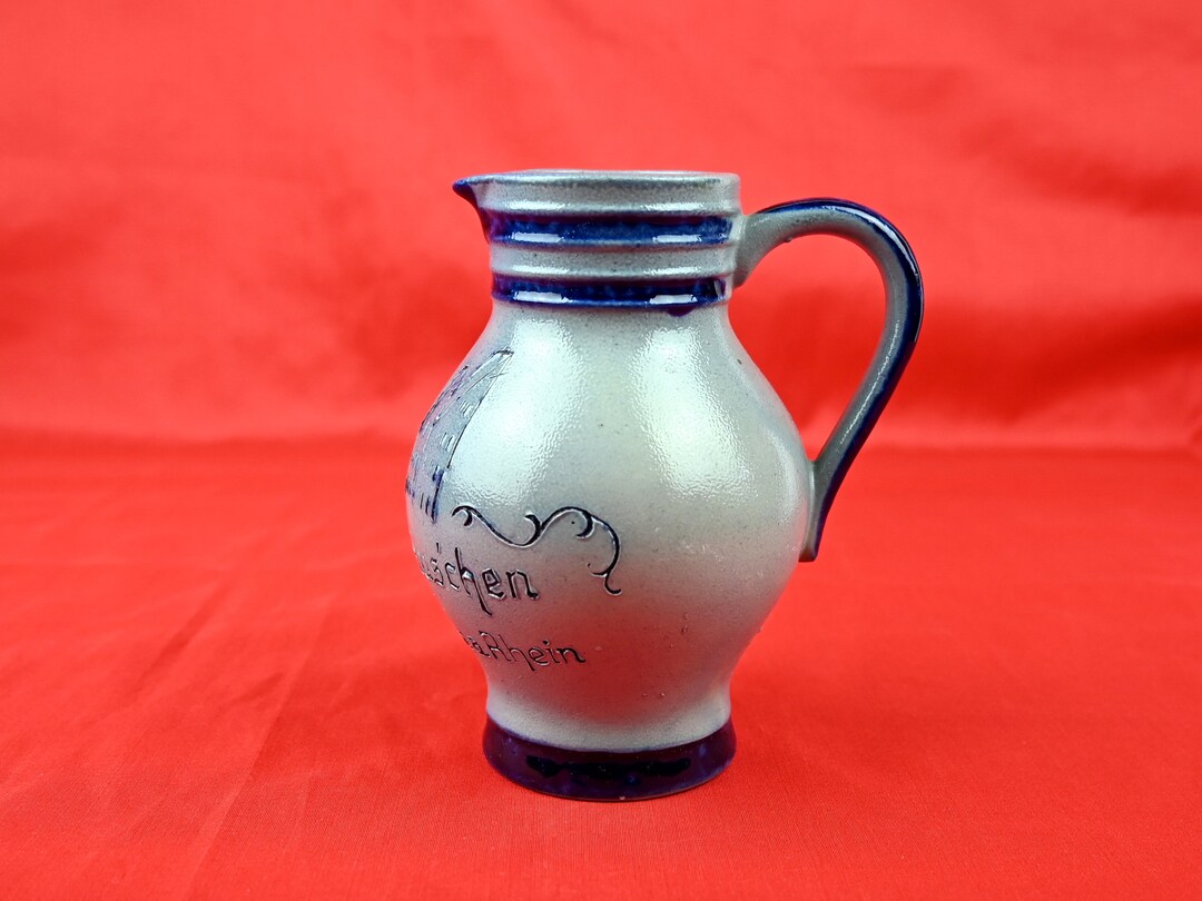Small Pottery Jug - Germany - Stapelhauschen Koln - Cologne - Vintage Jug - Etsy