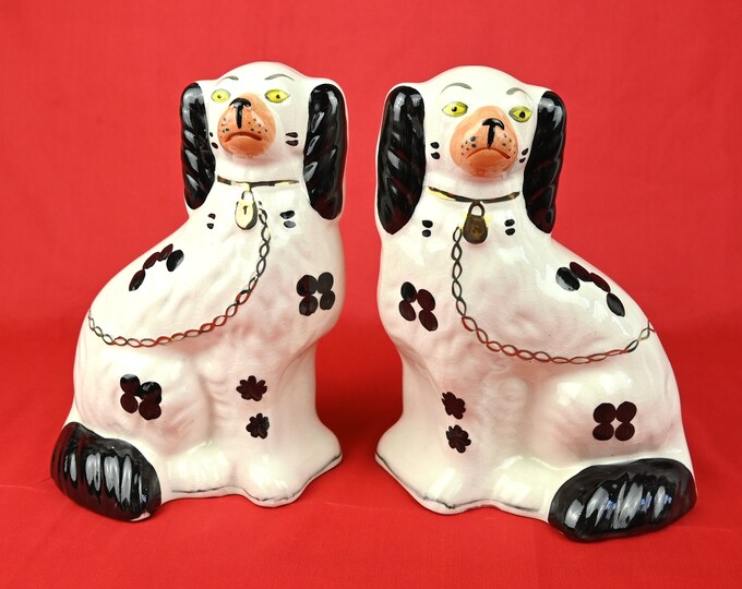 Pair of Arthur Wood Staffordshire Dogs - Pattern Number 4558 - Etsy UK