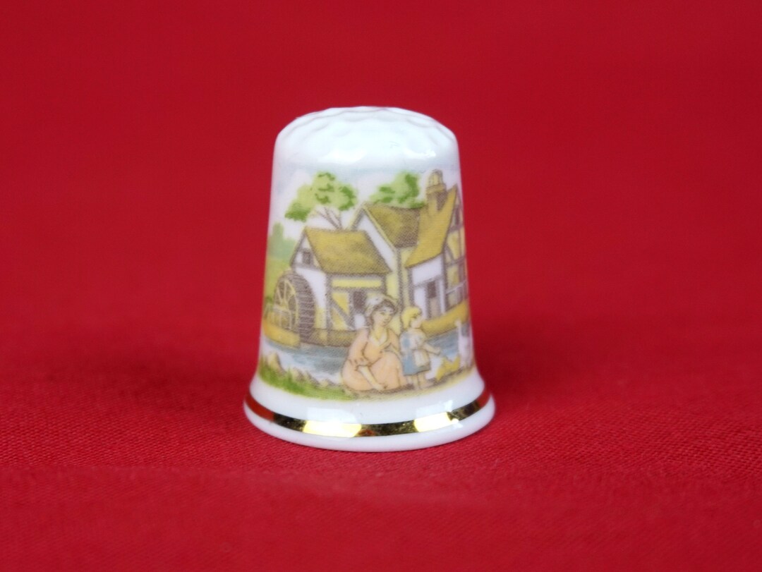 Vintage Thimble - Heart of England - Etsy