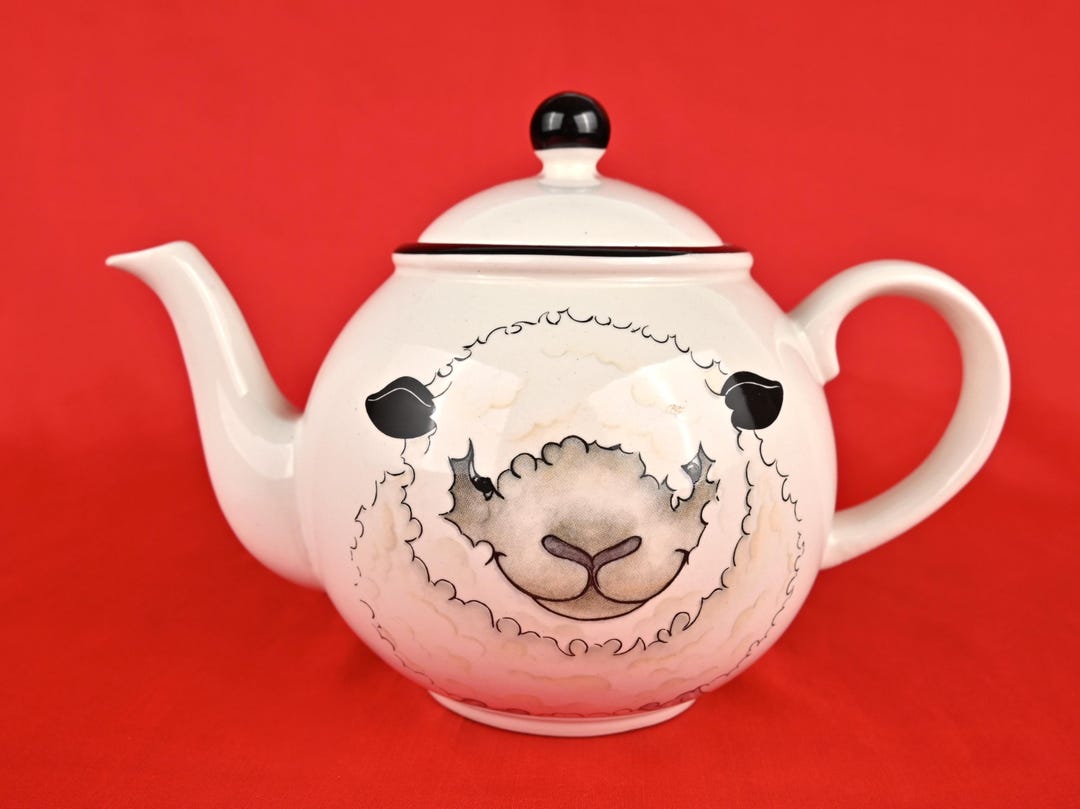 Vintage Arthur Wood Sheep Teapot - Etsy