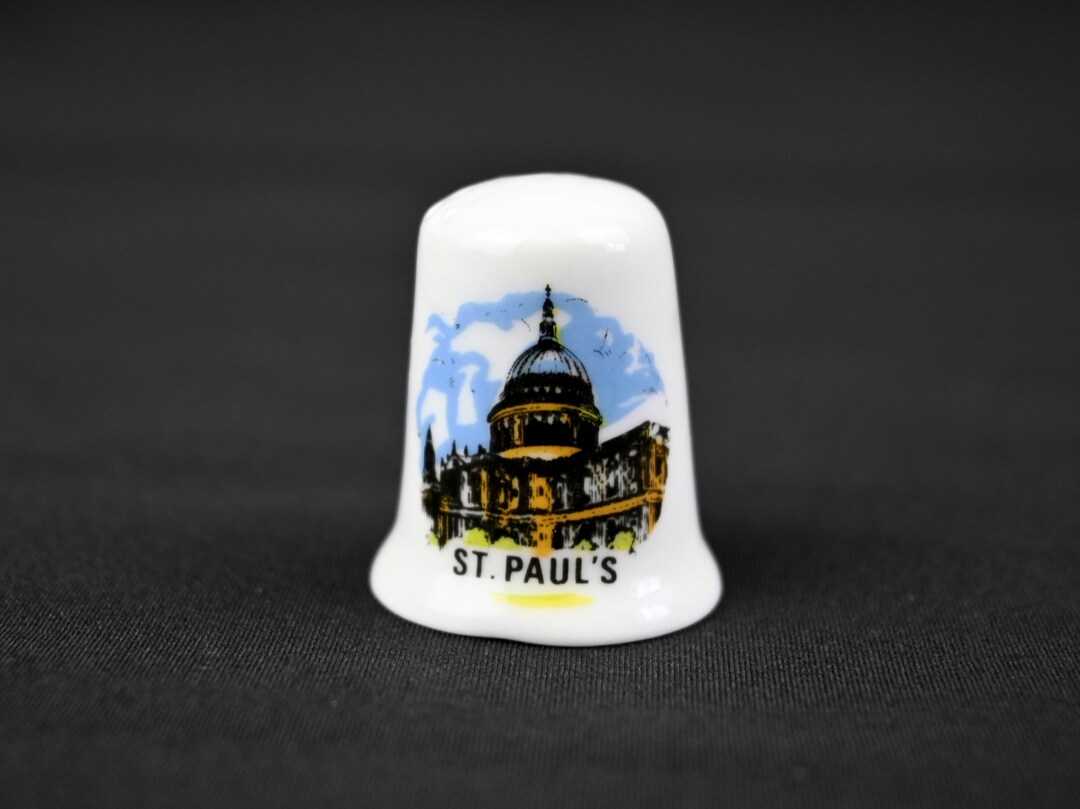St Paul's Cathedral Thimble - Bone China Thimble - Etsy