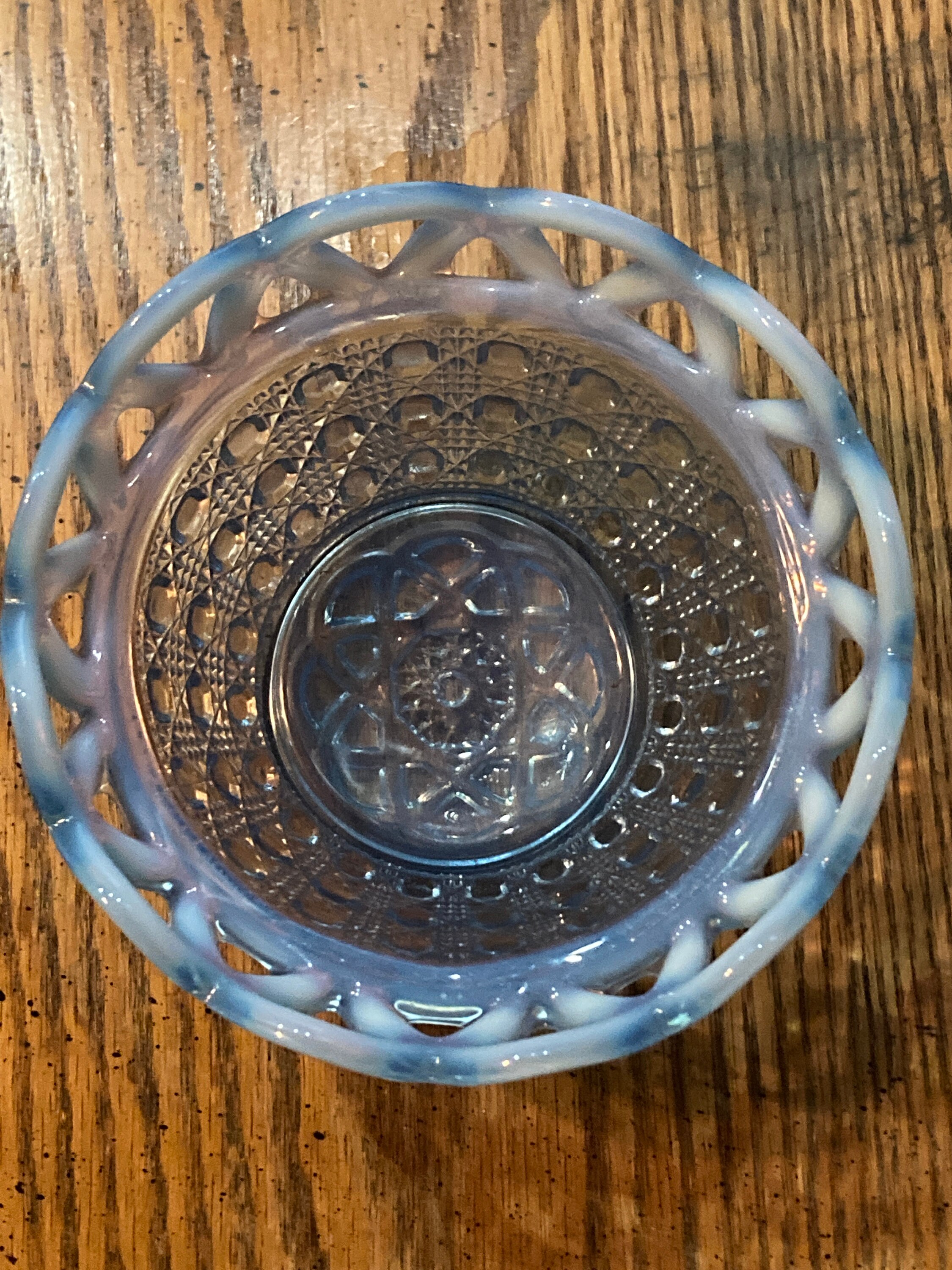 Imperial Glass Lace Edge Bowl - Etsy