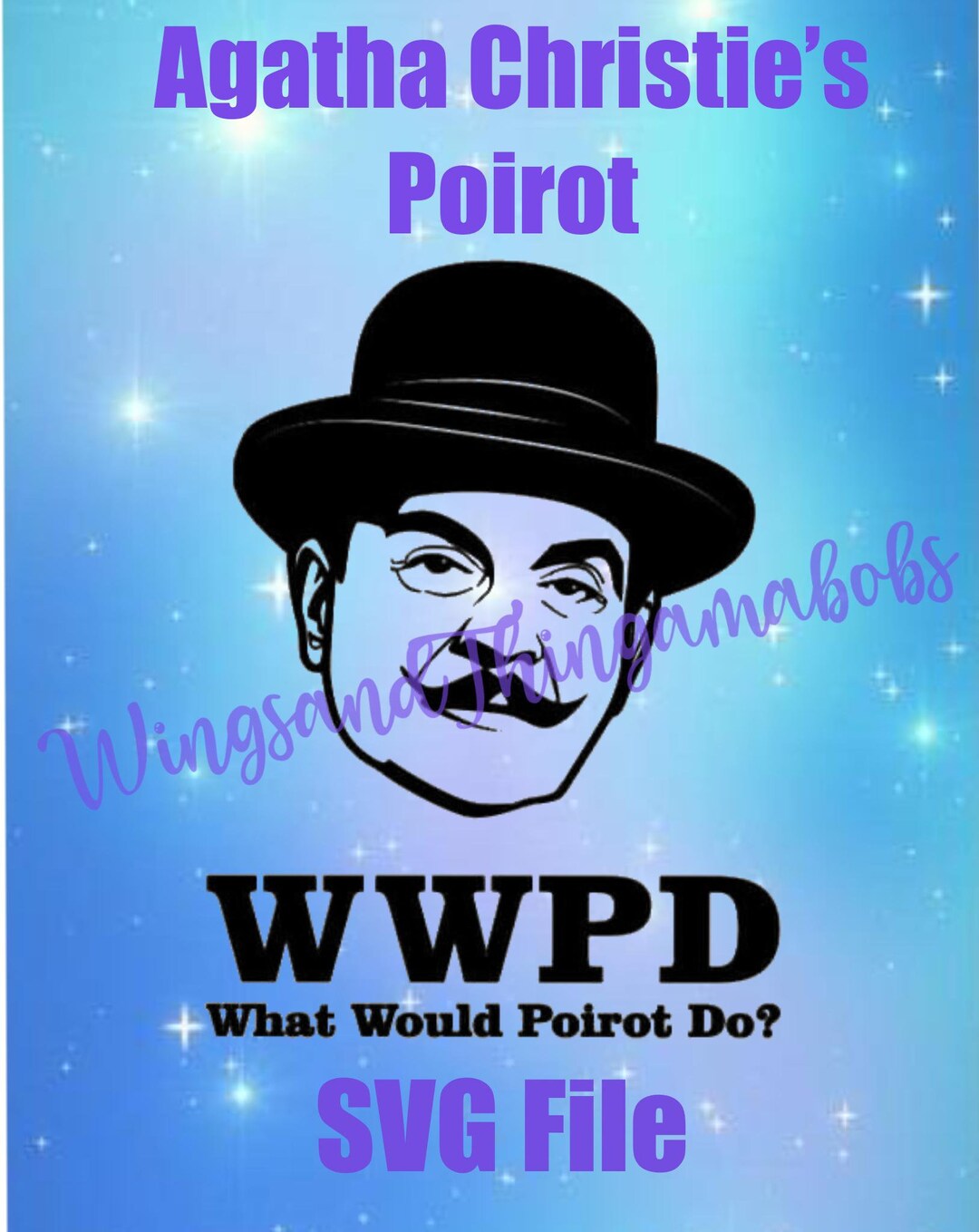Agatha Christie’s Poirot SVG File - Etsy