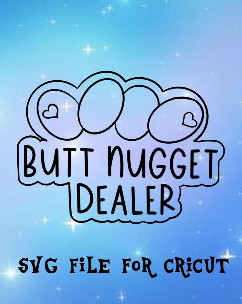Butt Nugget Chicken Farmer SVG Cricut File - Etsy