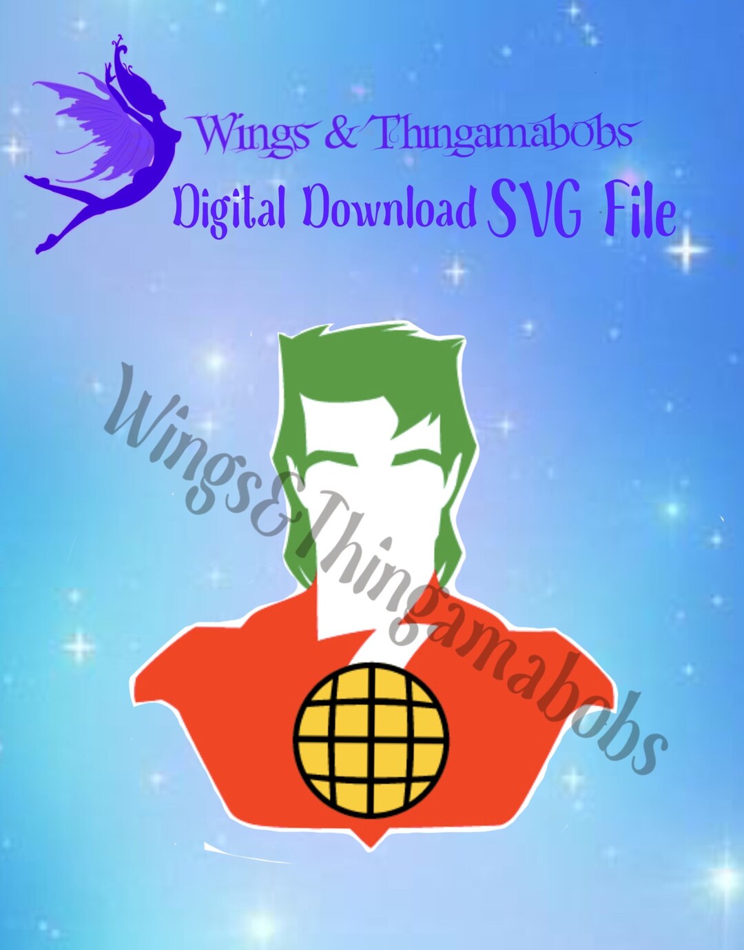 Captain Planet Inspired SVG File - Etsy