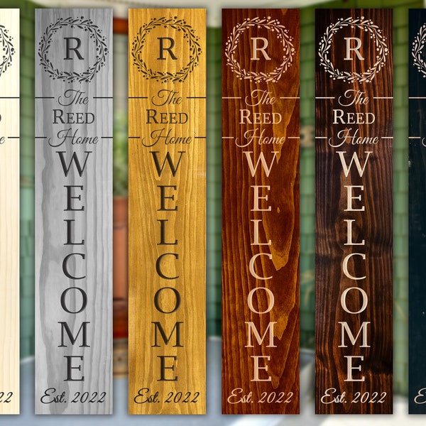 Wooden Welcome Sign - Etsy