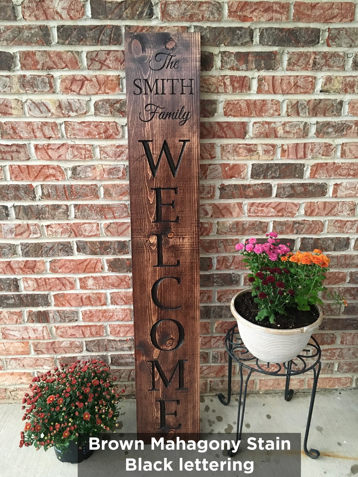 3D Carved Porch Welcome Signs | Etsy