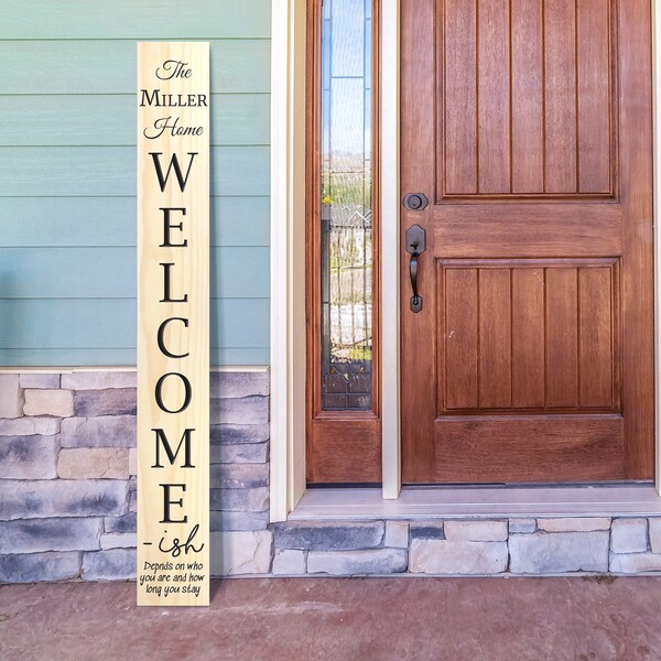 Outdoor Welcome Sign - Etsy