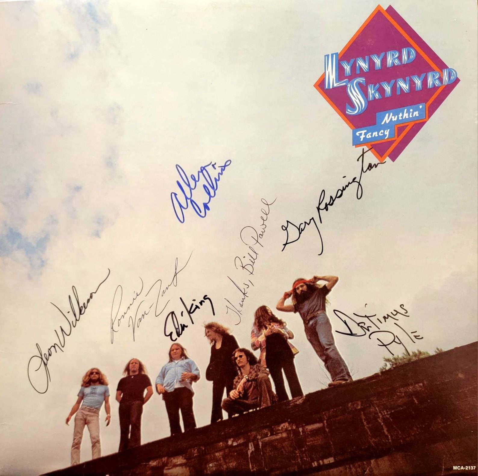 Lynyrd Skynyrd Signed Album With Ronnie Van Zant Autograph - Etsy