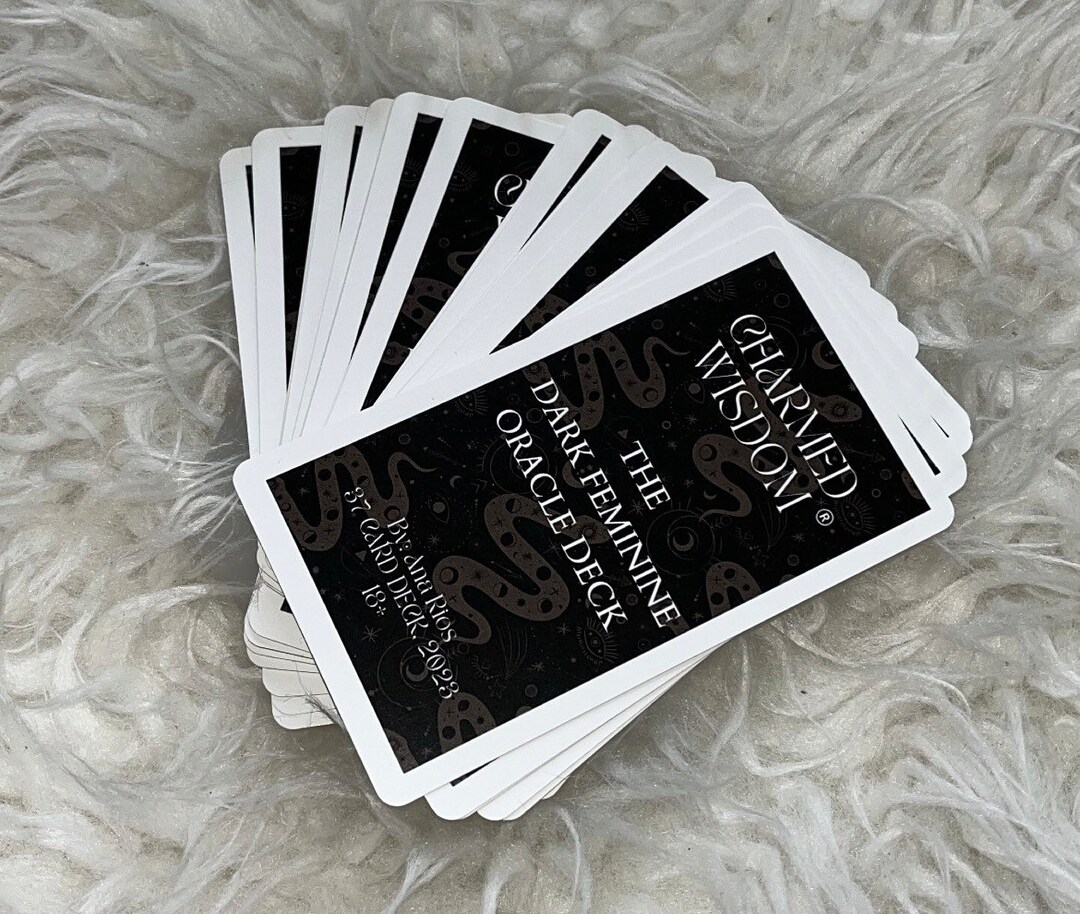 The Dark Feminine Oracle Deck - Etsy