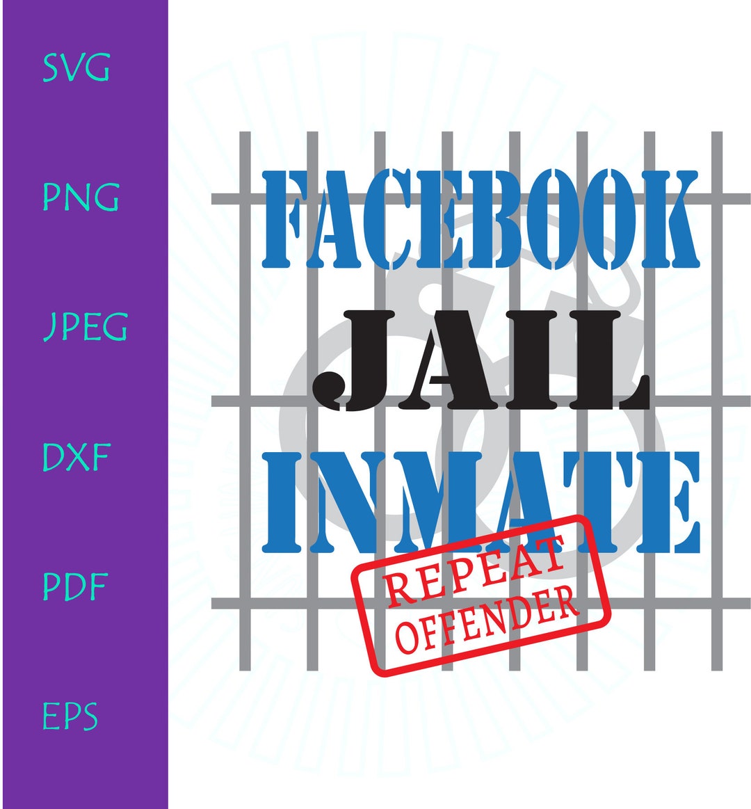 Facebook Jail Inmate Digital Download - Etsy