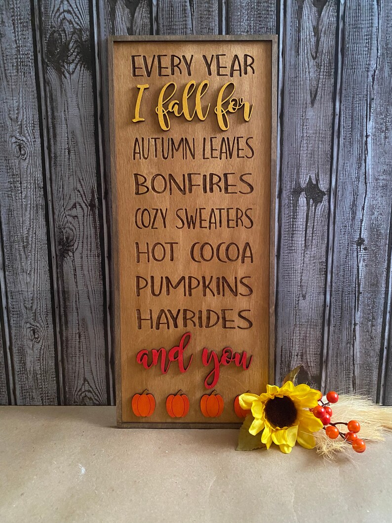Every Year I Fall for You Cut File - Etsy