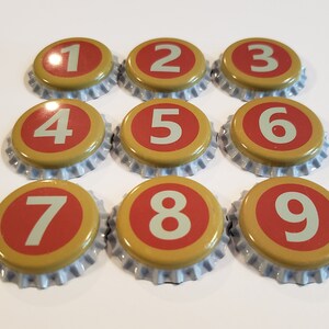 Alphabet Beer Bottle Caps Homebrew Brewing Home Brew Crown Caps Number ...