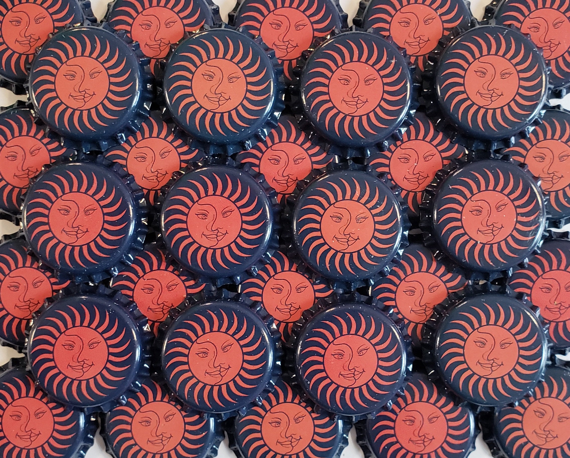 Blue Beer Bottle Caps Homebrew Brewing Home Brew Crown Caps - Etsy