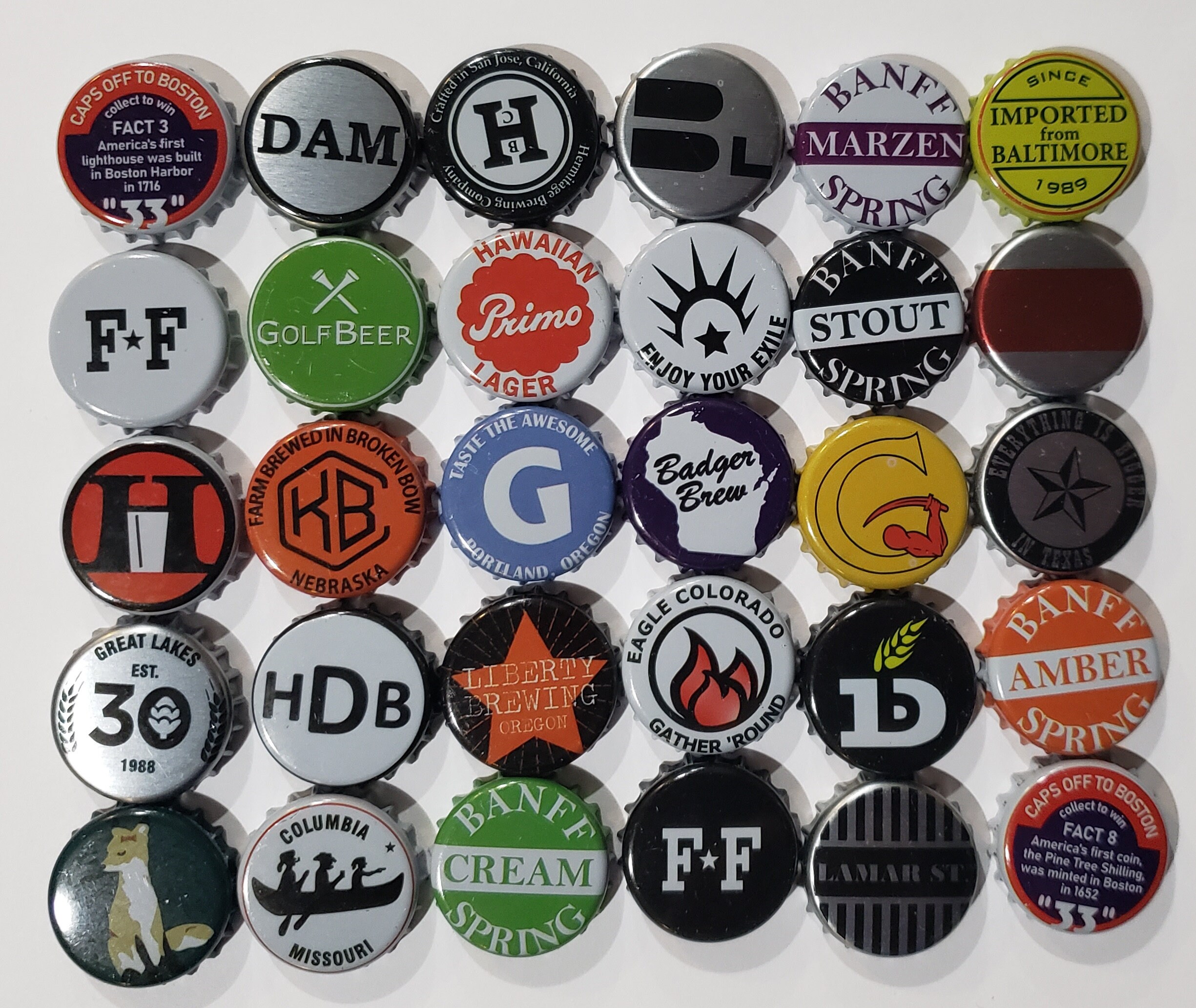 1000 Beer Bottle Caps NO DENTS Assorted Bottle Caps Bulk Flattened ...