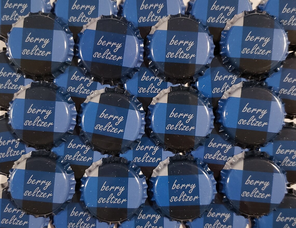 Blue Beer Bottle Caps Homebrew Brewing Home Brew Crown Caps - Etsy