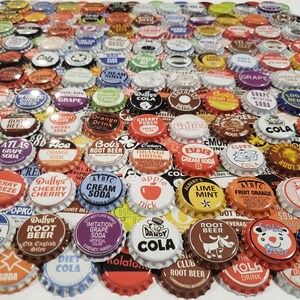 50 Vintage Soda Bottle Caps No Defects Assorted Bottle Caps Bulk ...