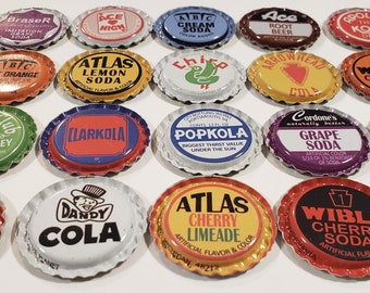 50 Vintage Soda Bottle Caps No Defects Assorted Bottle Caps Bulk ...