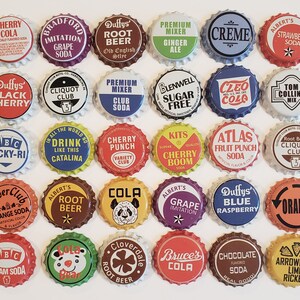 50 Vintage Soda Bottle Caps No Defects Assorted Bottle Caps Bulk ...