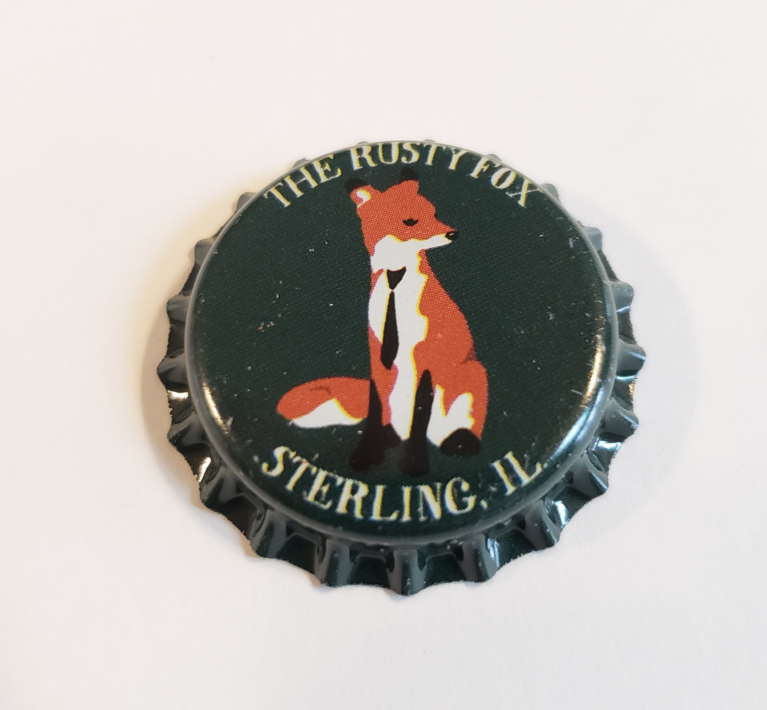 100 Green Beer Bottle Caps Rusty Fox Decoration Brewing Homebrew Home ...