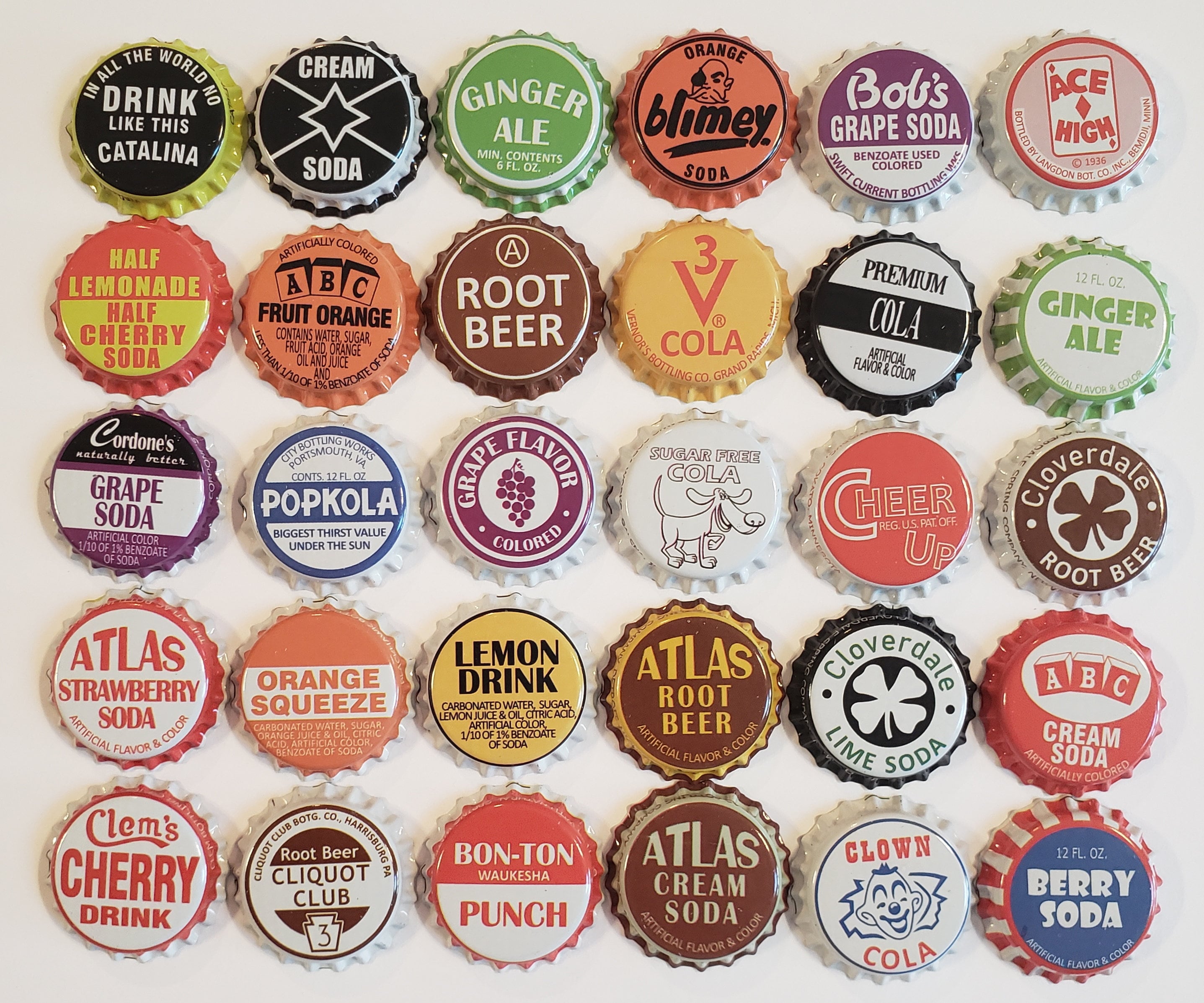 500 or 700 Vintage Soda Bottle Caps No Defects Assorted Bottle - Etsy