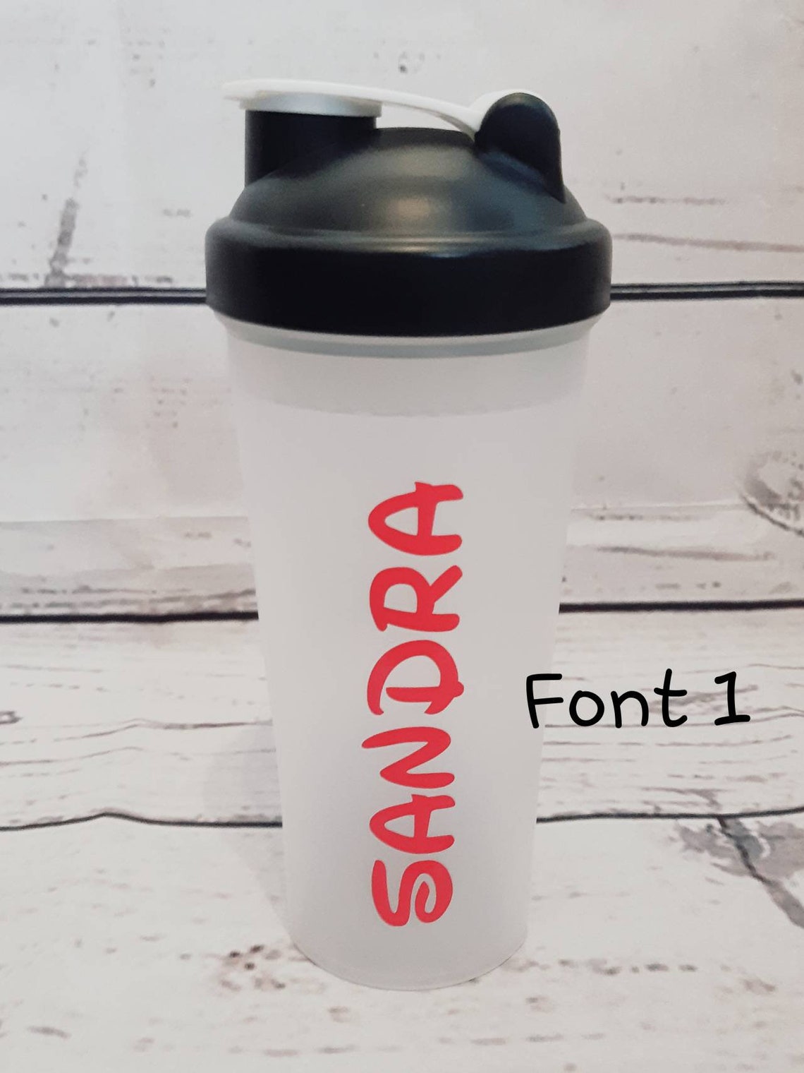 Personalised 700ml Protein Red Black Shaker Bottle Smoothie - Etsy UK