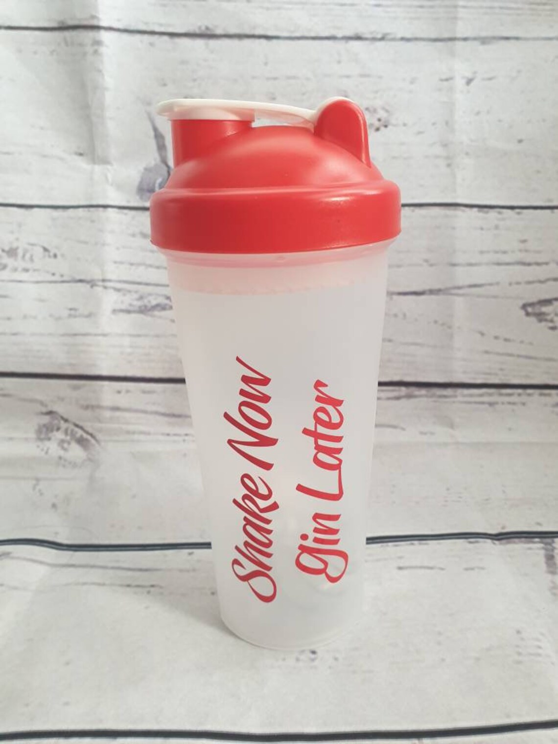 Personalised 700ml Protein Red Black Shaker Bottle Smoothie - Etsy UK
