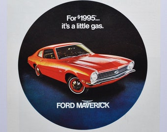 1970 Ford Maverick Advertisement - Etsy