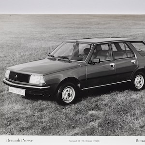 Large Photo 1980 Renault 18 TS Break car Press Photograph Picture Photo ...
