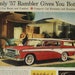 Large Car Ad 1957 AMC Rambler Cross Country Station Wagon (american ...