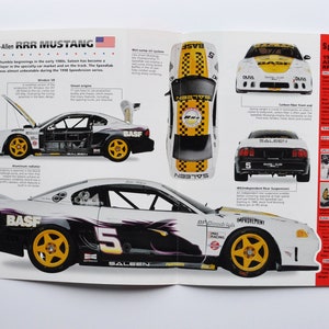 Spec Sheet Saleen-allen RRR Mustang 1998 car Photo Stat - Etsy