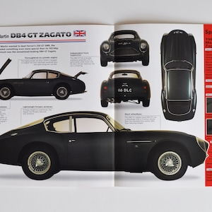 Spec Sheet Aston Martin DB4 GT Zagato (1960-1963) (car Photo Stat Info ...