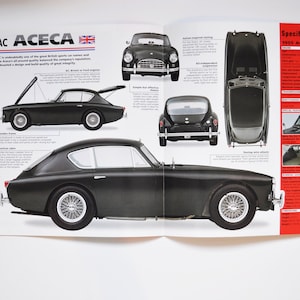 Spec Sheet AC Aceca (1954-1963) (car, Photo, Stat Info Specs Brochure ...