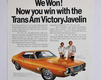 Amc Javelin Poster - Etsy