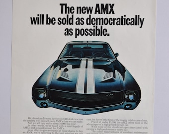 Amc Javelin Poster - Etsy