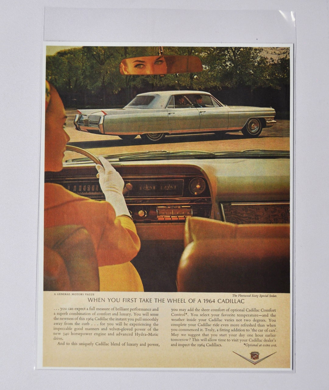 Car Ad 1964 Cadillac Fleetwood Sixty Special Sedan (motors Company ...