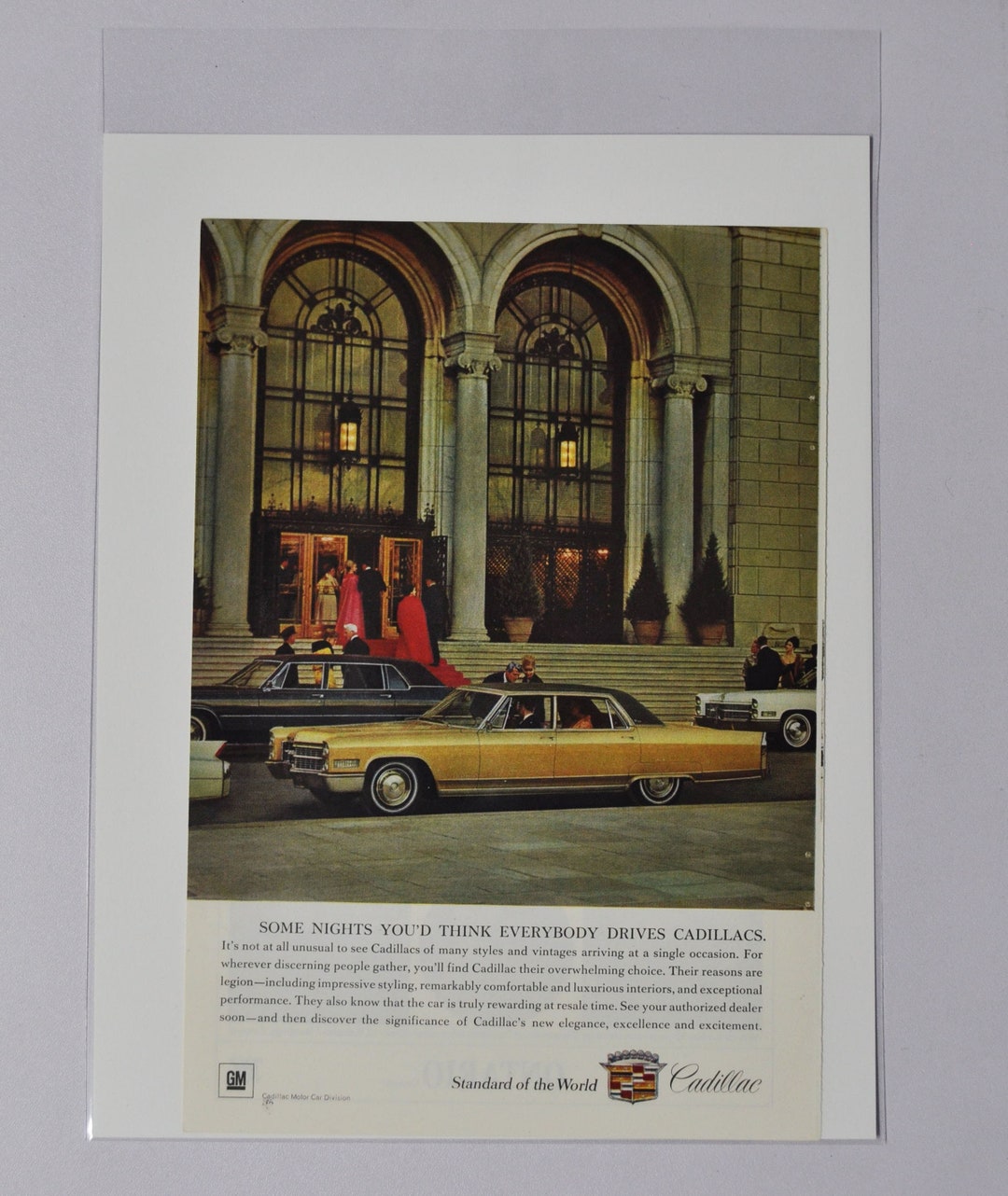 Car Ad Cadillac (motors Company Classic Old Photo Advertisement ...