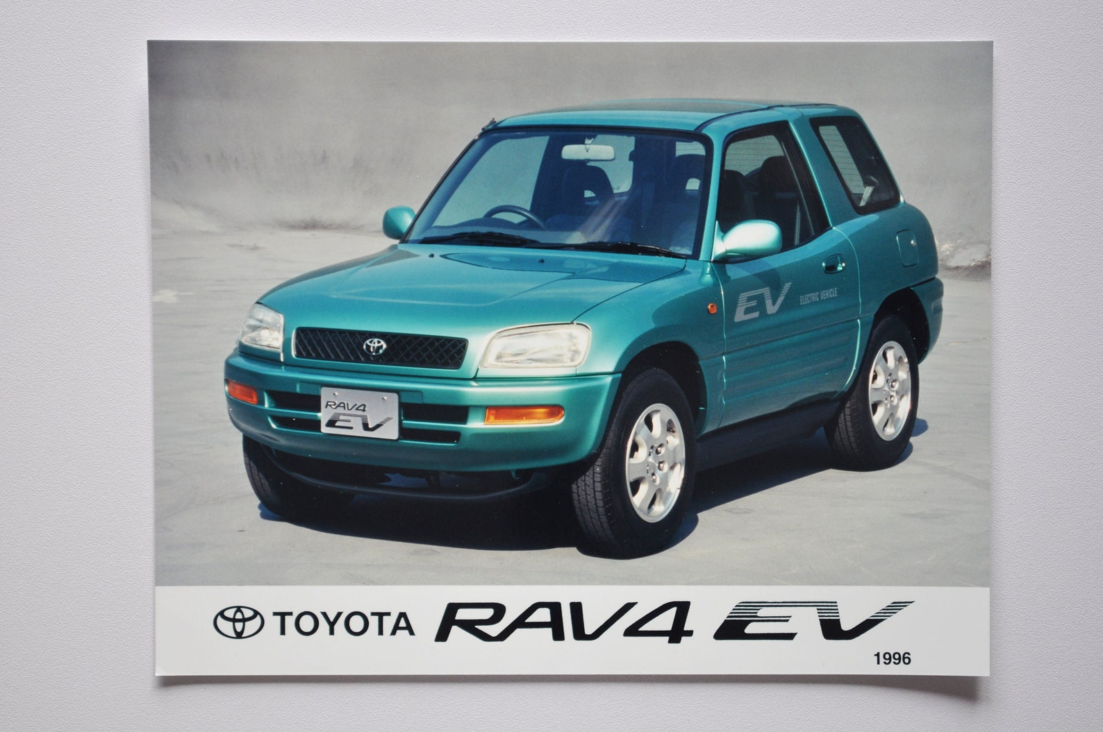 Large Photo 1996 Toyota RAV4 EV car Press Photograph Picture - Etsy