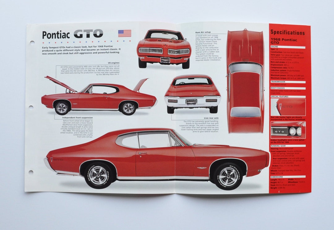 Pontiac Gto 1968 Partsnull