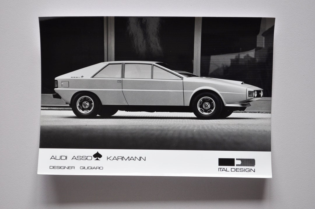Photo Audi Asso Karmann - Designer Giugiaro Ital Design (car Press ...