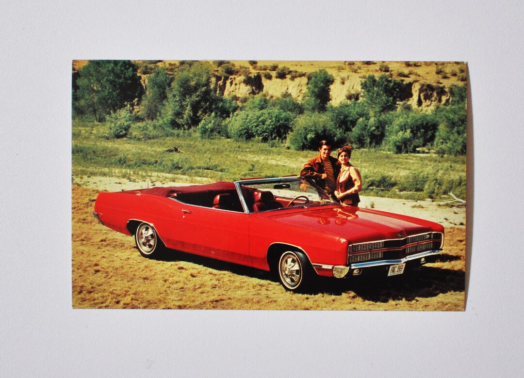 Ford Postcard - 1969 Ford XL Convertible (car Dealer, Automobile ...