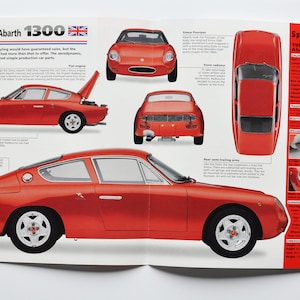 Spec Sheet Radbourne Abarth 1300 1968-1969 car Photo Stat Info Specs ...