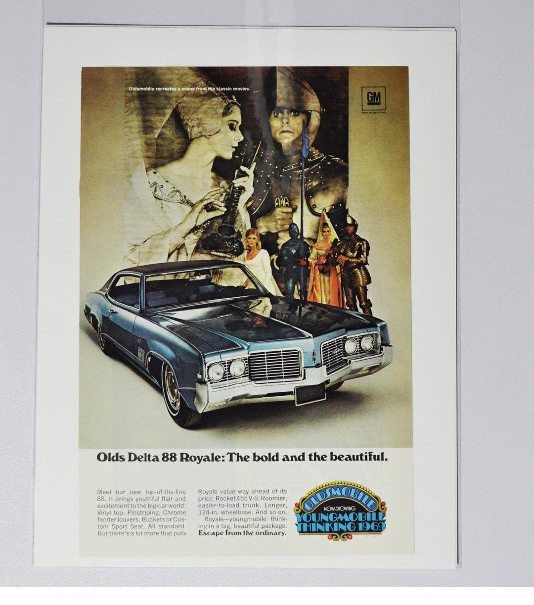 Car Ad 1969 Oldsmobile Delta 88 Royale (general Motors Company Classic ...