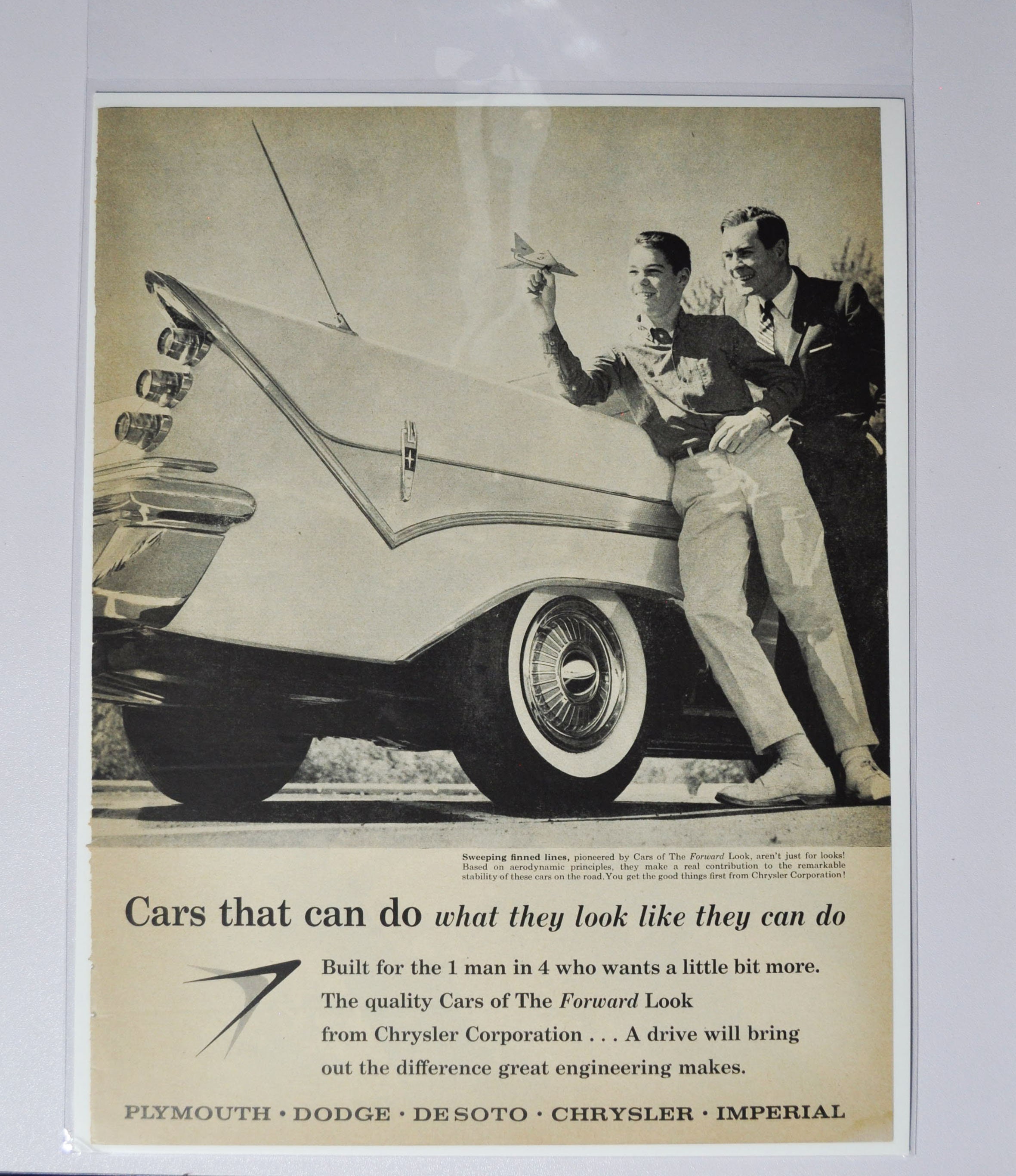 Large Car Ad Chrysler Corporation (motor Company Classic Old Photo ...