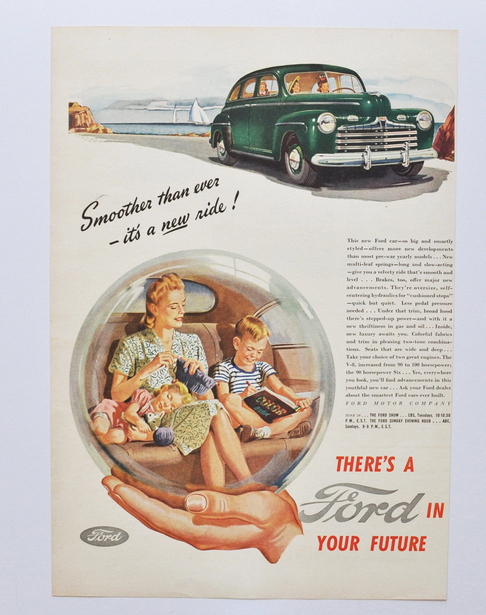 Vintage Ford Car Ads