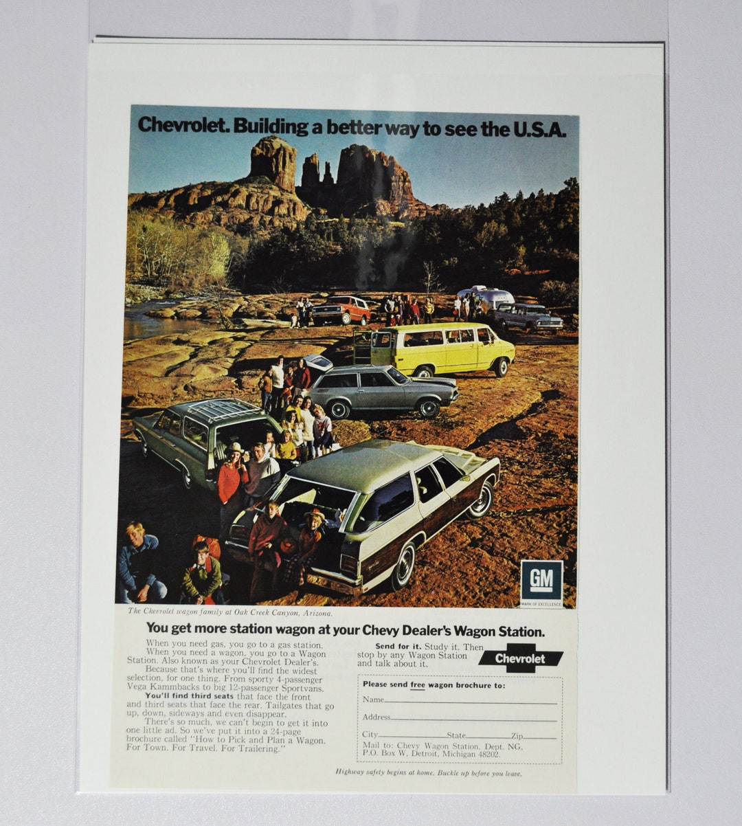 Car Ad Chevrolet Station Wagons (general Motors Company Classic Old ...